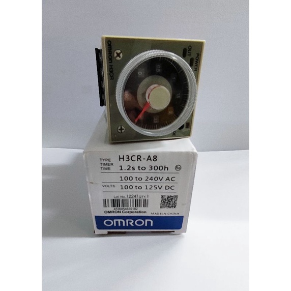 Jual TIMER OMRON H3CR-A8 220VAC 8PIN PLUS SOCKET | Shopee Indonesia