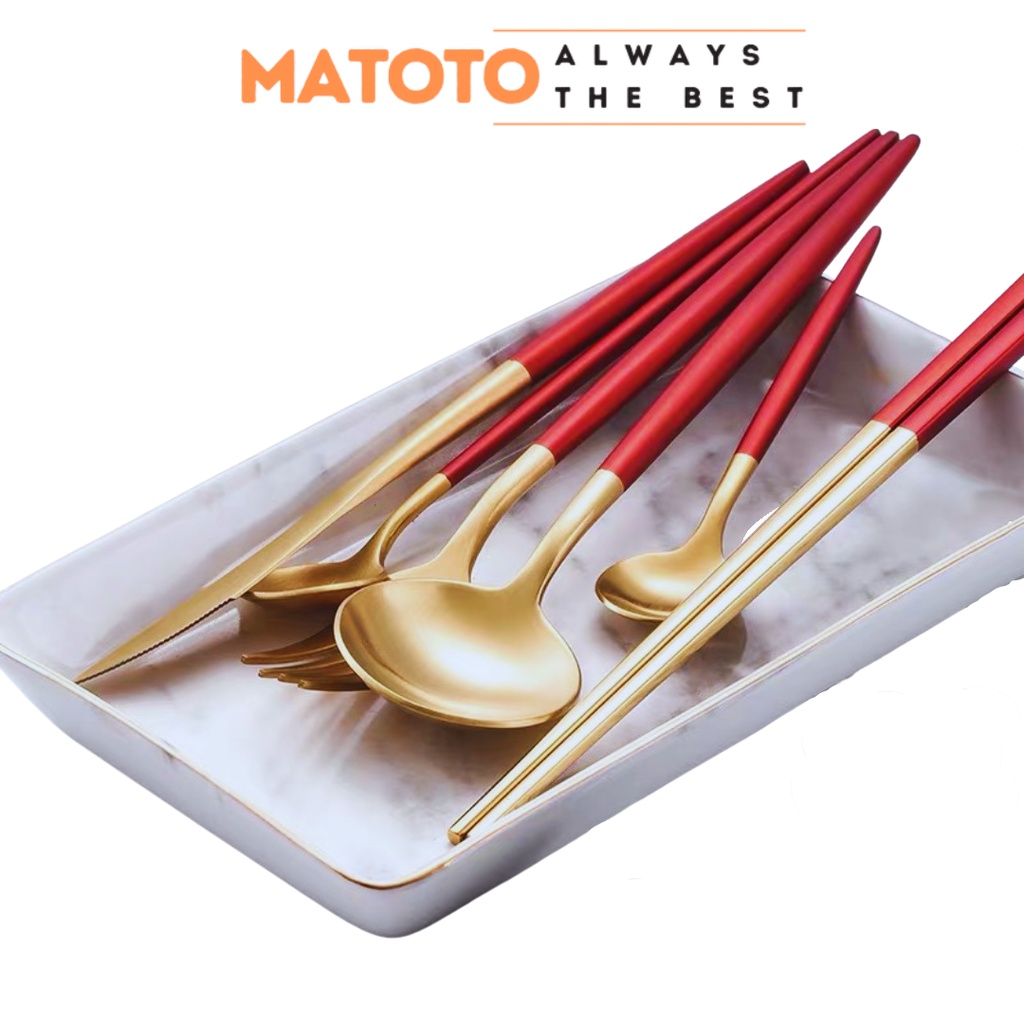 Jual Matoto Sendok Set Luxury | Shopee Indonesia