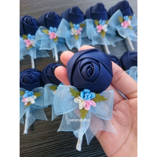 Jual Bros Bunga / Bunga Jas / Pin Brooch / Tanda Panitia - Rosebud pita ...
