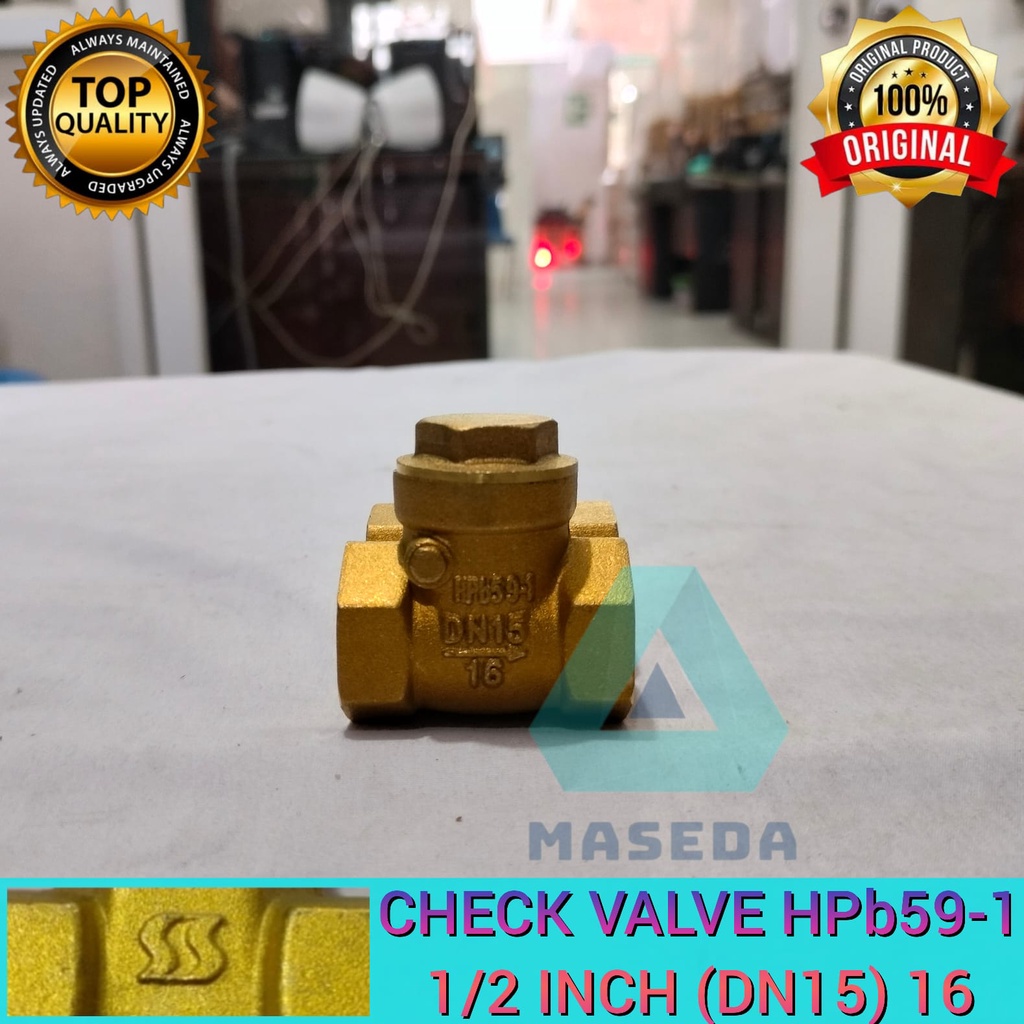 Jual Check Valve Kuningan / Klep tabok / Swing Check Valve 1/2 inch ... Jual Check Valve Kuningan / Klep tabok / Swing Check Valve 1/2 inch ...