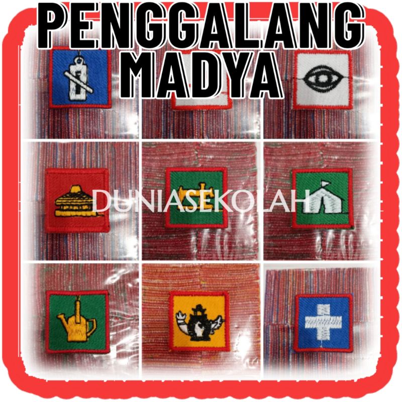 Jual TKK Tanda Kecakapan Khusus Pramuka Madya Penggalang Bordir ...