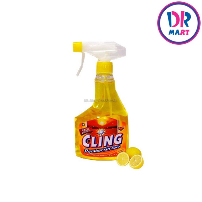 Jual CLING Pembersih Kaca Lemon Fresh Botol 440ML | Shopee Indonesia