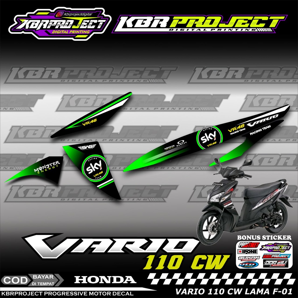 Jual Stiker Striping Vario 110 CW Lama Lis Variasi Stiker Motor Honda ...