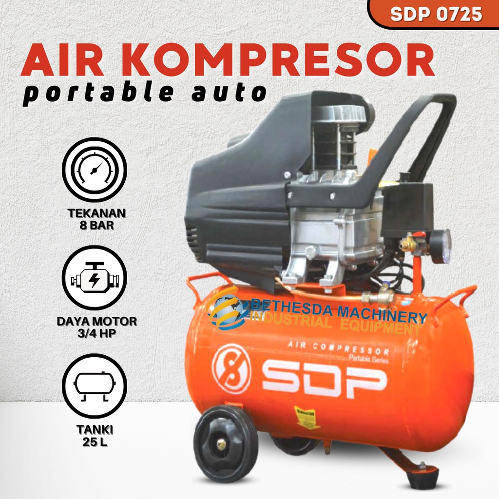 Jual Mesin Kompressor Angin Shark SDP compressor angin 3/4 Hp | Shopee ...