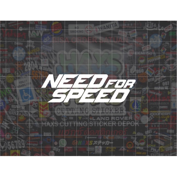 Jual Cutting Sticker Need For Speed 8 Cm Untuk Motor Mobil | Shopee ...