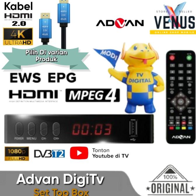 Jual Advan Digipro Fullhd Receiver Dvb T2 Digital Tv Converter Set Top ...