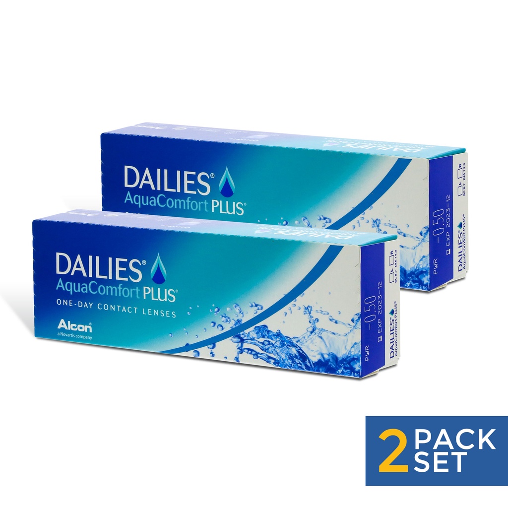 Jual Dailies Aqua Comfort Plus Special Pack Set | Shopee Indonesia