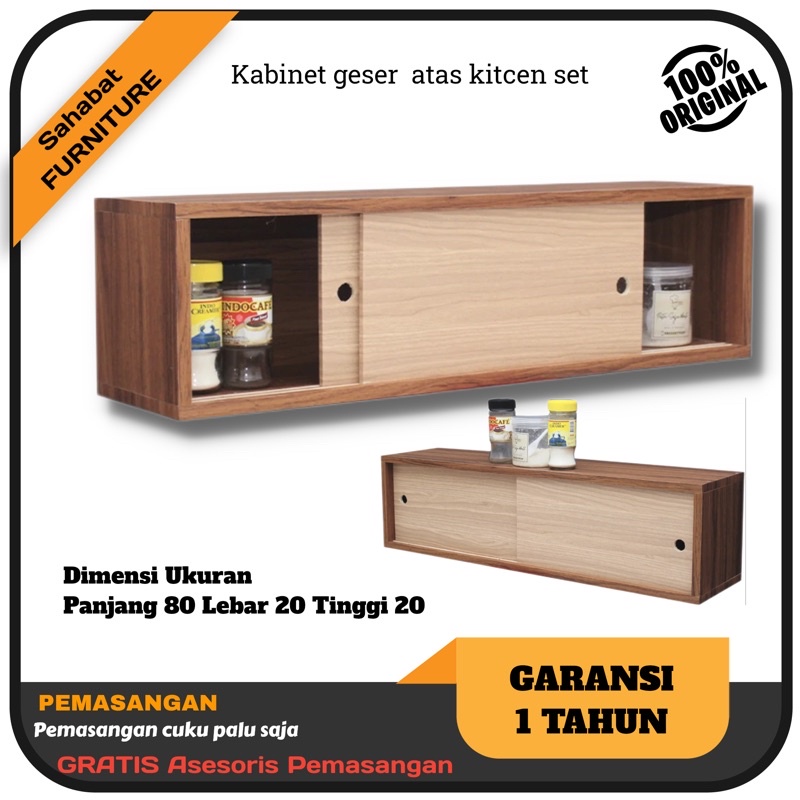 Jual kabinet atas rak dinding kitcensett | Shopee Indonesia