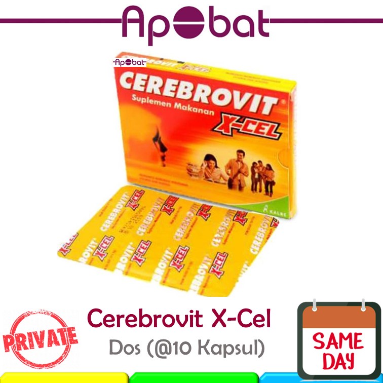 Jual - ApObat - Cerebrovit Xcel Vitamin Mineral Cerebrofit Excel 1 dus ...