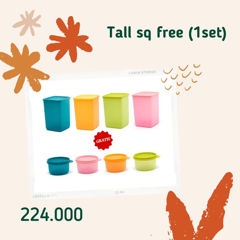 Jual Tall square round (1set) | Shopee Indonesia