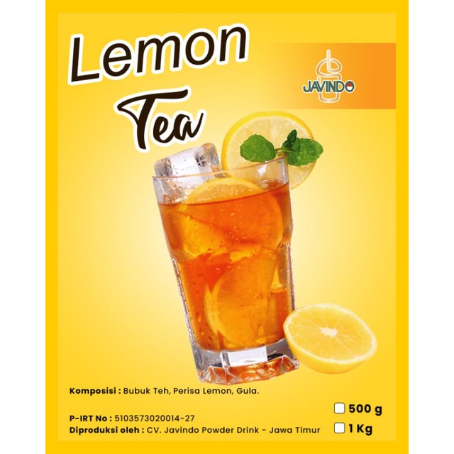 Jual Bubuk Minuman LEMON TEA 1 Kg | Shopee Indonesia