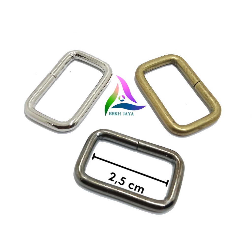 Jual RE RING KOTAK TAS BESI 2.5 CM / RING KOTAK TAS | Shopee Indonesia
