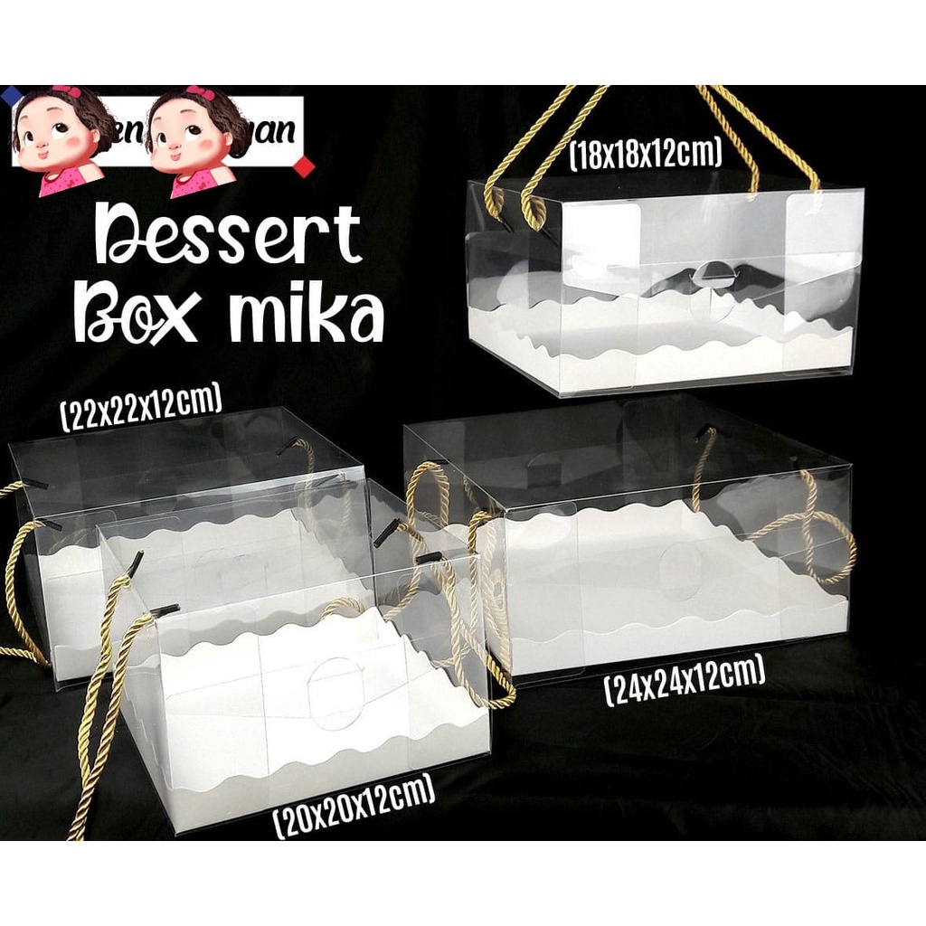 Jual Box Dessert Mika,Mika Hantaran Polos | Shopee Indonesia