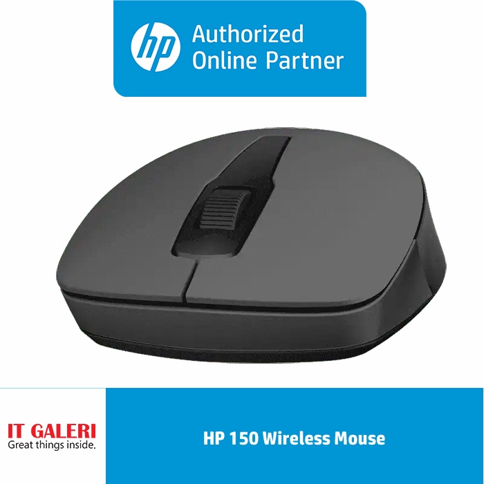 Jual MOUSE HP WIRELESS 150/BLACK/2S9L1AA | Shopee Indonesia