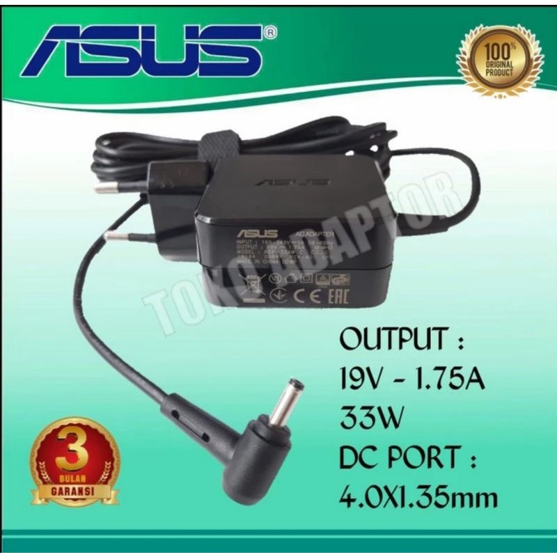 Jual Adaptor Charger Laptop Asus Original X441M X441MA X407MA X441 19V1 ...