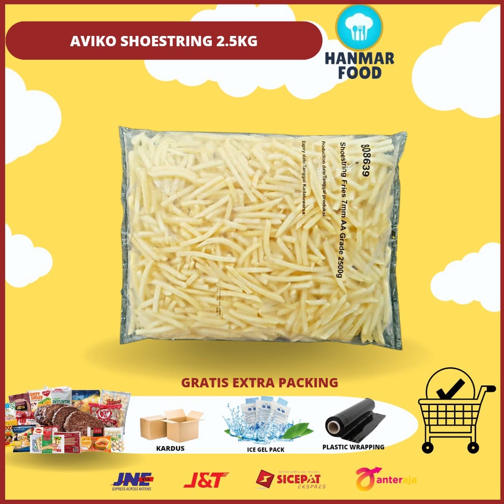 Jual Kentang Goreng/French Fries Aviko Shoestring Polos 2.5 Kg | Shopee Indonesia