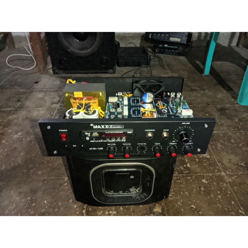 Jual amplifier rakitan 10A kecil stereo, safari 800watt | Shopee Indonesia