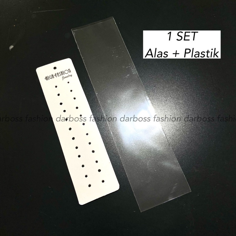 Jual (10pcs) Set Alas dan Plastik / Kertas Alas Bros / Kertas Aksesoris ...