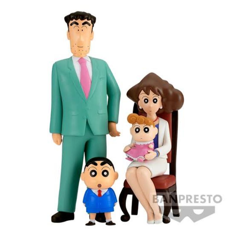 Jual Crayon Shinchan Nohara Family Figure Set vol 1 & 2 | Family Photo Banpresto Misae Himawari ...