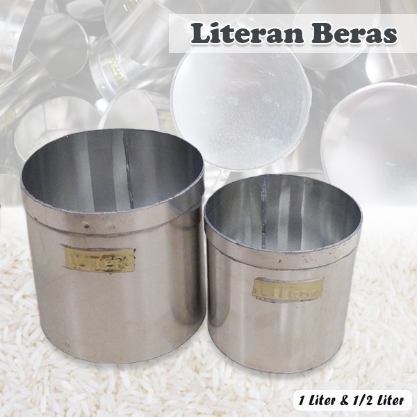 Jual TAKARAN BERAS LITERAN BERAS 1 LITER DAN 1 2 LITER Dan 2 Liter