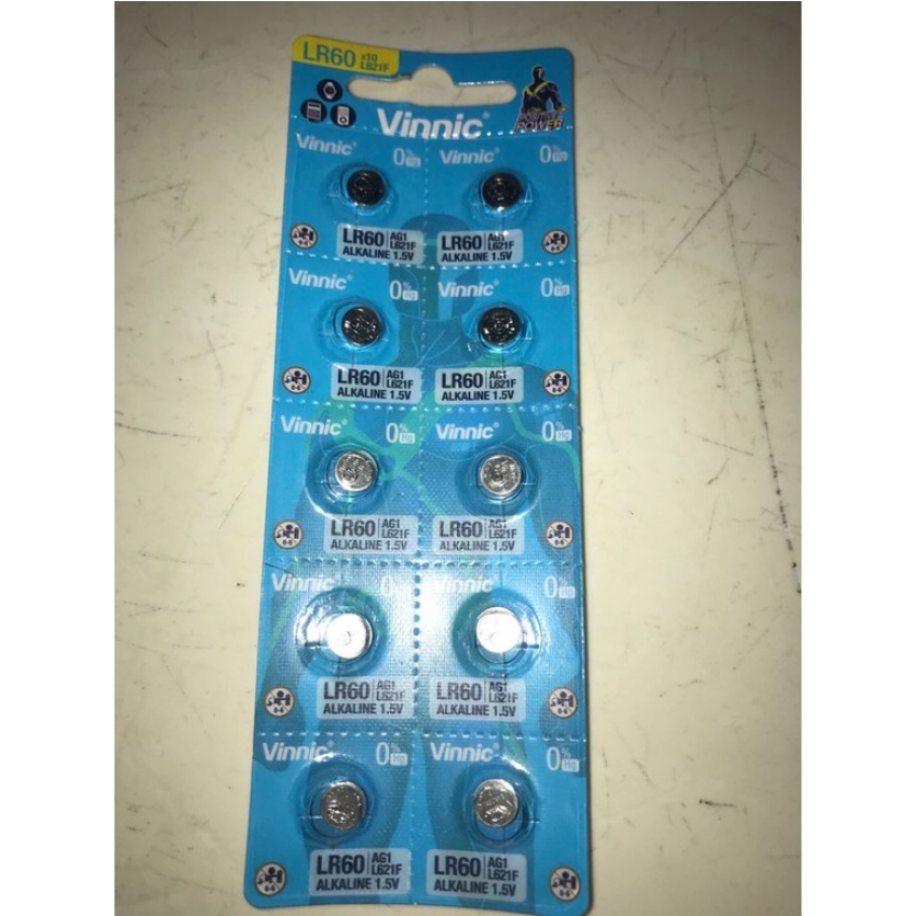 Jual Baterai VINNIC / Battery L621F / AG1 / LR60 1.5V | Shopee Indonesia