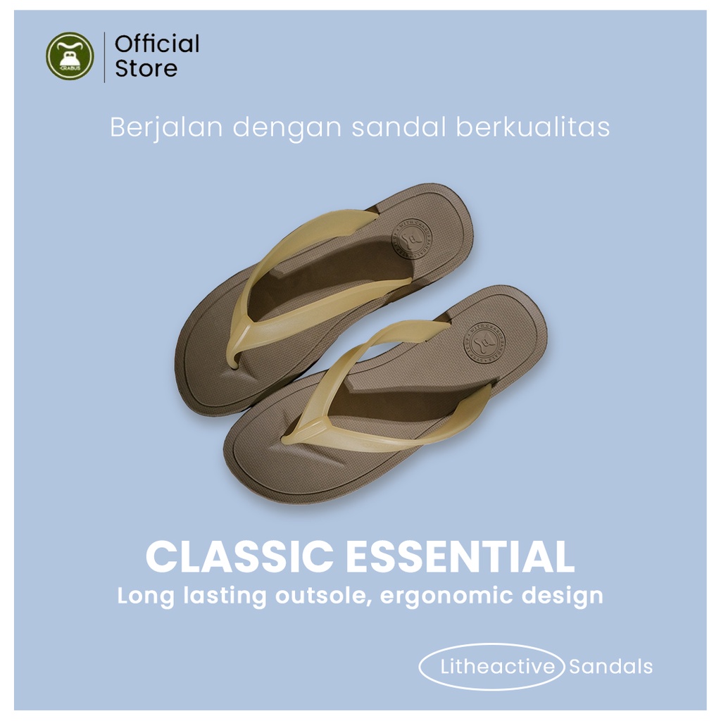 Jual Crabus Sandal Laki Laki Oslo Neo - Cream Tan | Sandal Anti Slip ...