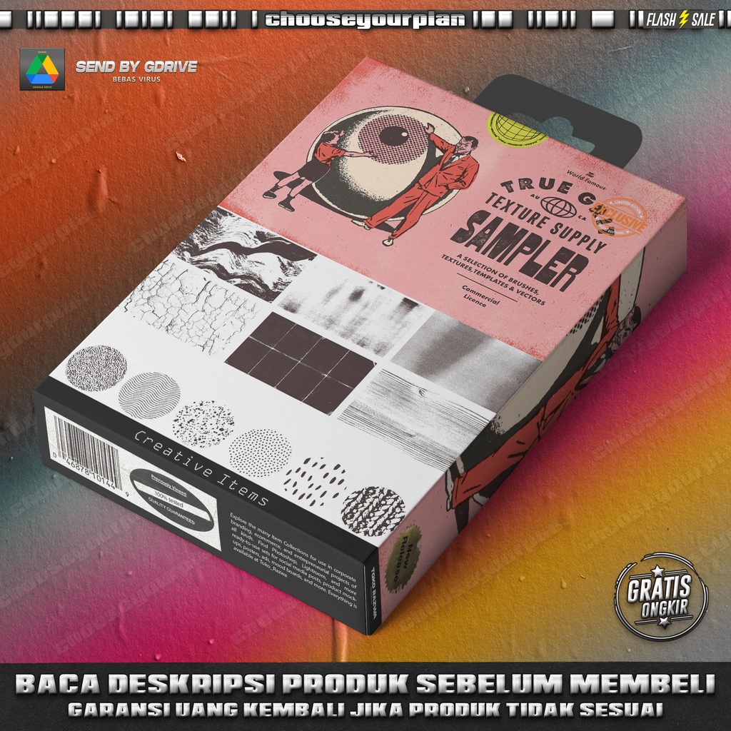 Jual True Grit Texture Supply - Sampler v3.2 - Over 100 Brushes ...