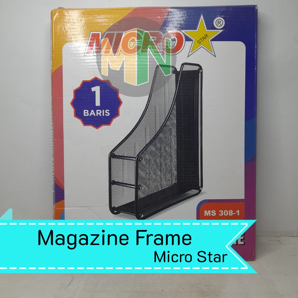 Jual Magazine Frame Micro Star Box File Folder Jaring Besi | Shopee ...