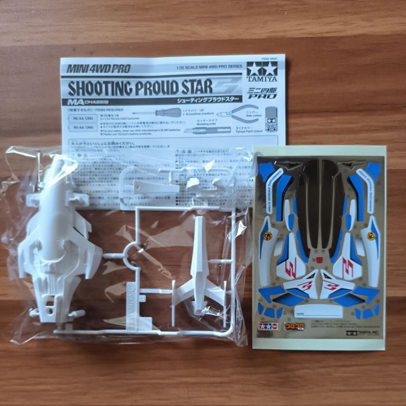 Jual Tamiya 18641 BODY Shooting Proud Star Original + Decal + Box ...