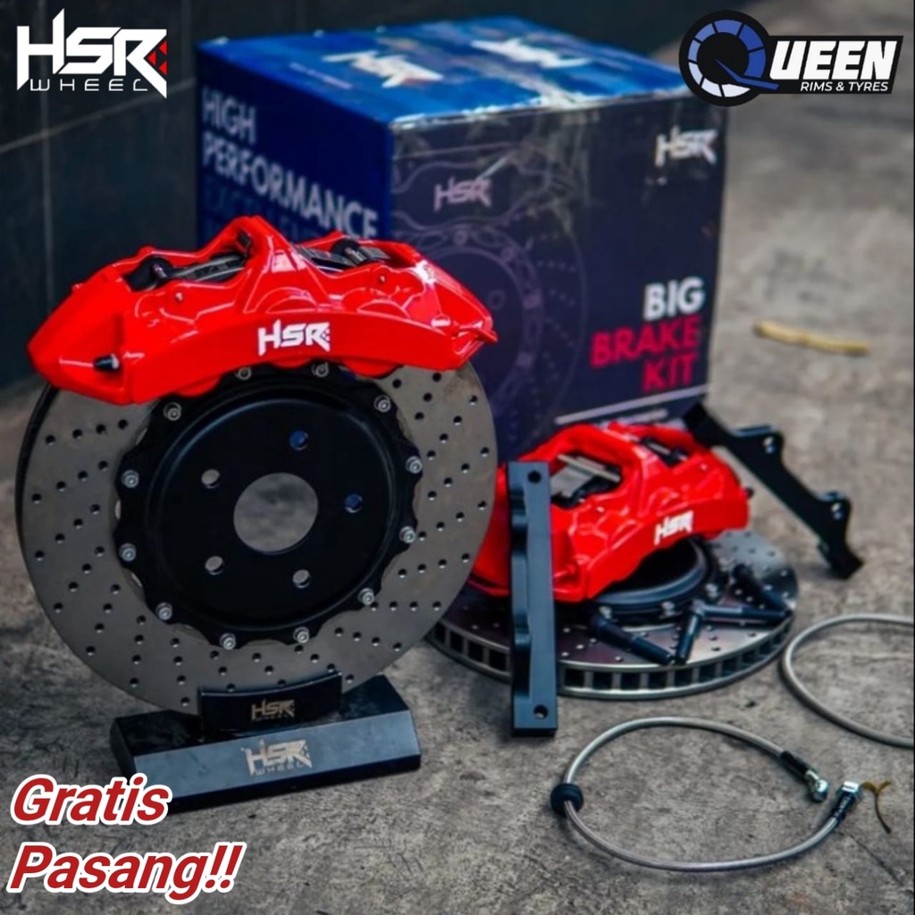 Jual Big Brake Kit Hsr Wheel (BBK) mobil Toyota Yaris 4piston | Shopee ...