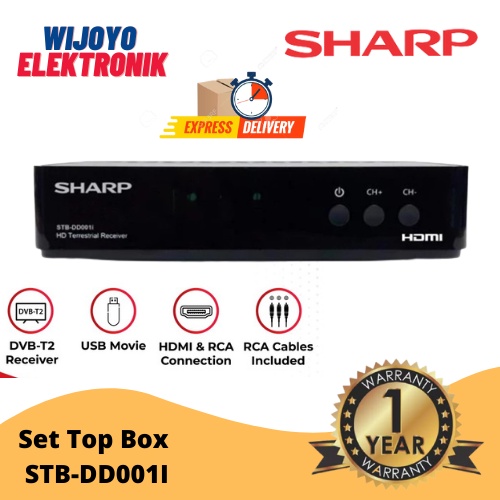 Jual SET TOP BOX SHARP DD001/SET TOP BOX TV DIGITAL GARANSI RESMI ...