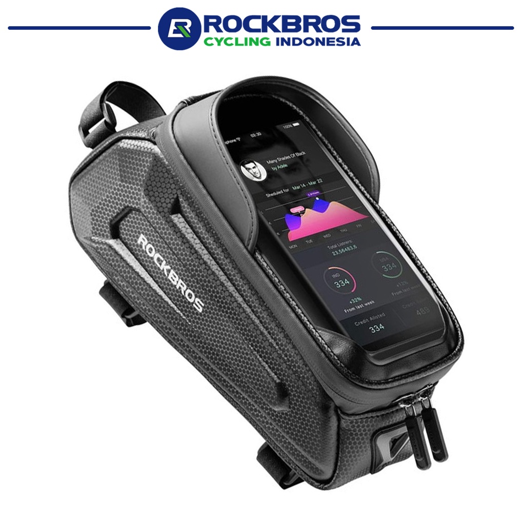 Jual ROCKBROS B68 Tas Frame Sepeda Bag Waterproof Touch Screen Phone ...