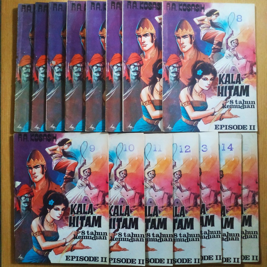 Jual Komik Kala Hitam episode II RA Kosasih, edisi 15 jilid tamat ...