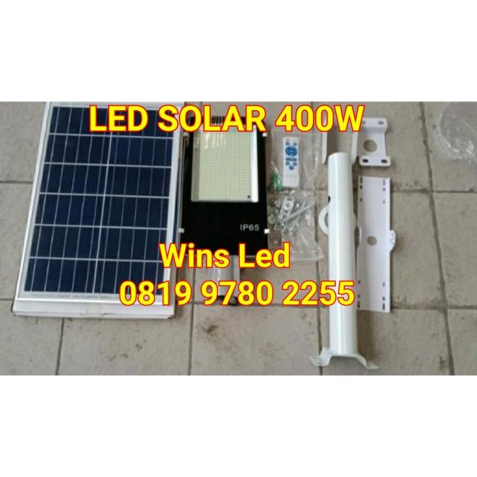 Jual Lampu Jalan 400W Led Solar Panel Surya 400Watt 2In1 Matahari 400 ...