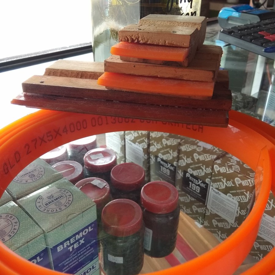 Jual RAKEL SABLON ORANGE LANCIP 5MMX27MM TAHAN SOLVENT SET GAGANG KAYU ...