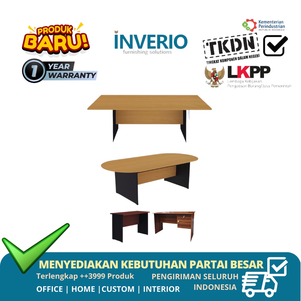 Jual INVERIO - Meja Kantor Murah / Meja Karyawan / Meja Staff Kantor ...