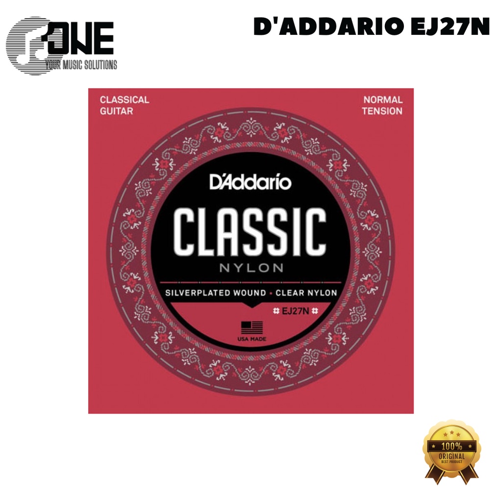 Jual D'Addario Daddario Senar Gitar Klasik / EJ27N EJ 27 N Student ...