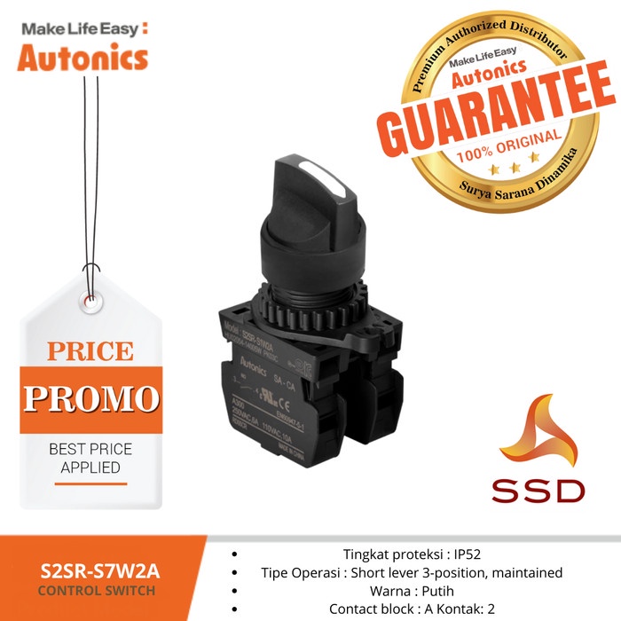 Jual Selector Switch Autonics S2Sr-S7W2A | Shopee Indonesia