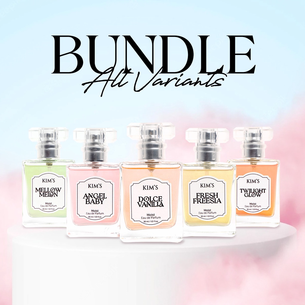 Jual Bundle KIM'S Moist Eau de Parfum (EDP) Isi 5 - All Variant ...