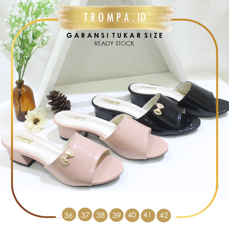 Jual Sandal Hak Tahu Wanita Terbaru 3cm | Shopee Indonesia