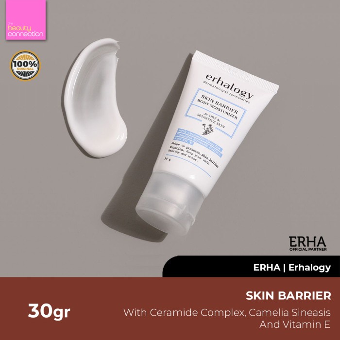 Jual ERHA Erhalogy Gentle Skin Barrier Body Moisturizer 30g - Body ...