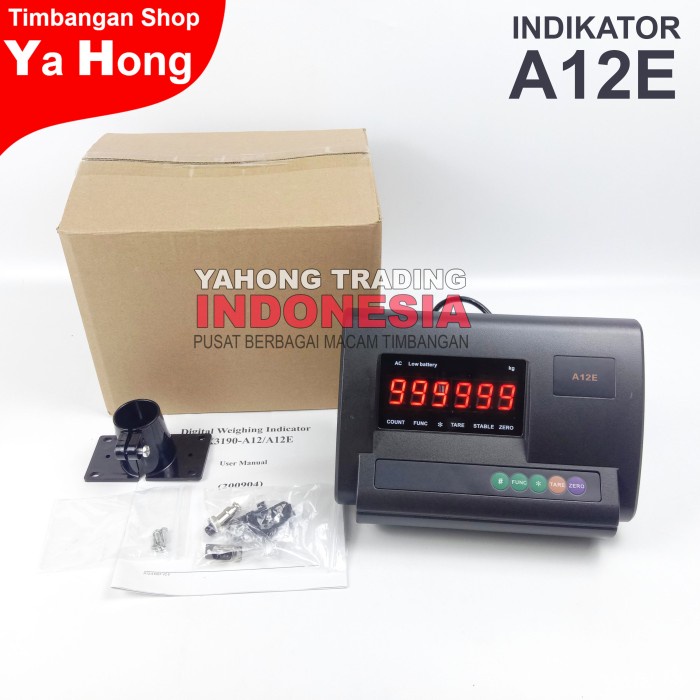 Jual Pengukur Indikator Timbangan Digital Kepala Timbangan Digital A12E ...