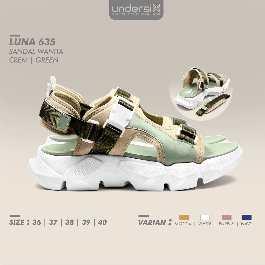 Jual UNDERSIX - Luna 635 Sandal Gunung Wanita Sandal Hiking Cewe Sandal ...