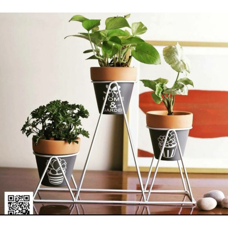 Jual RAK BUNGA, SEGITIGA OVAL, 3IN1 | Shopee Indonesia
