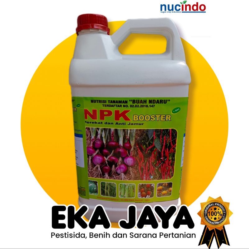 Jual Pupuk Nutrisi Cair NPK Booster Cair 5 liter | Shopee Indonesia