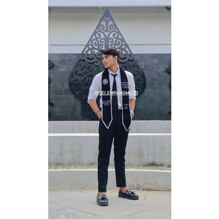 Jual (1HARI JADI) SELEMPANG WISUDA LEHER MODEL TERBARU @selempangmu.id ...