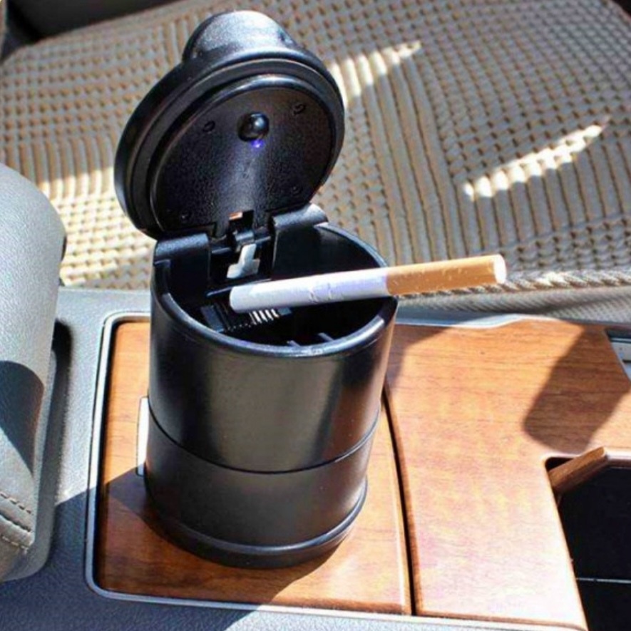 Jual Asbak Mobil LED Asbak Rokok Portable | Shopee Indonesia