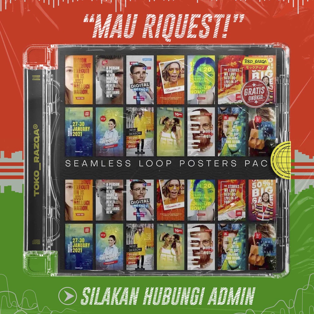 Jual Seamless Loop Posters Templates Video | Shopee Indonesia