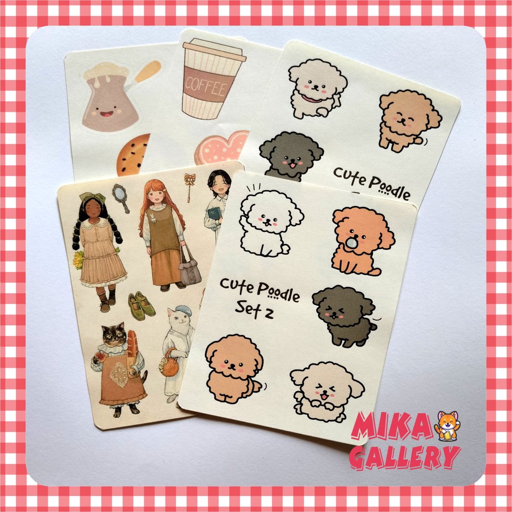 Jual Sticker Lucu Aesthetic Sticker Kawaii Stiker Deco Jurnal Catatan ...