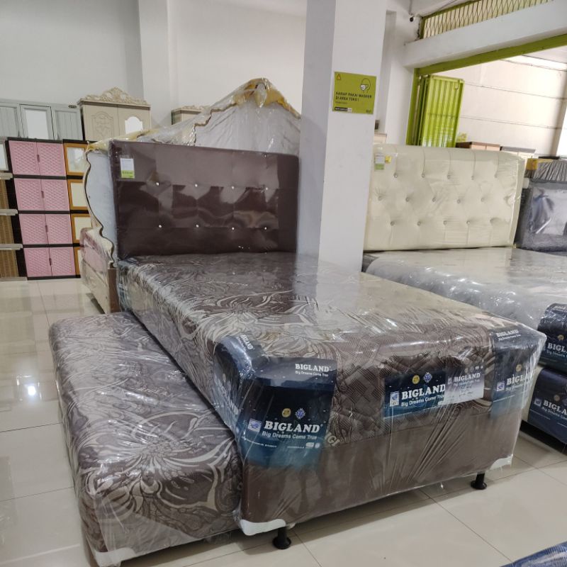 Jual Bigland Springbed Set Twin Plus 120x200 | Shopee Indonesia